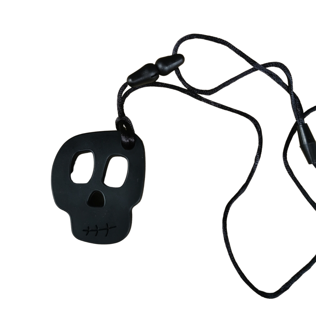 Skull Chew Pendant | Chewlery | Sensory Tools – MMC